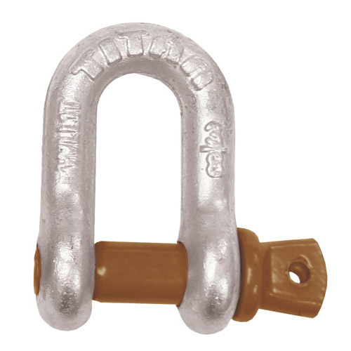 Tested 'D' Shackle - Galvanised @ $5.25