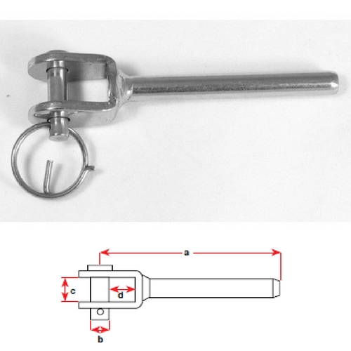 Swage Fork Terminal - Stainless Steel | Bosuns Locker