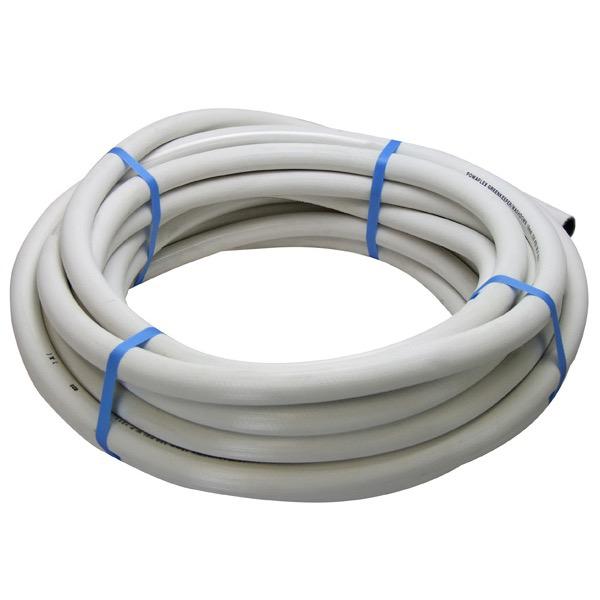 20m White Reinforced Hose - Sanitation - ... | Bosuns Locker