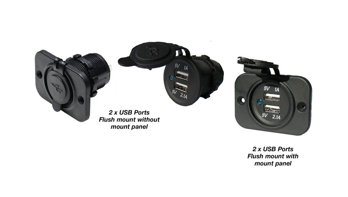 USB Power Sockets – Flush Mount @ $38.95