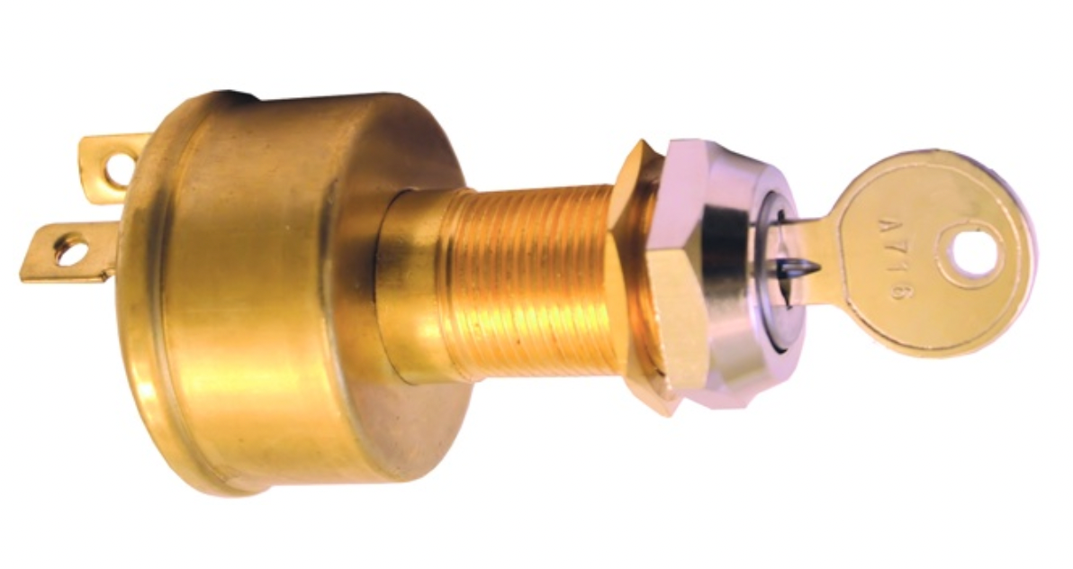Switch -Ignition Brass12v @ $45.95