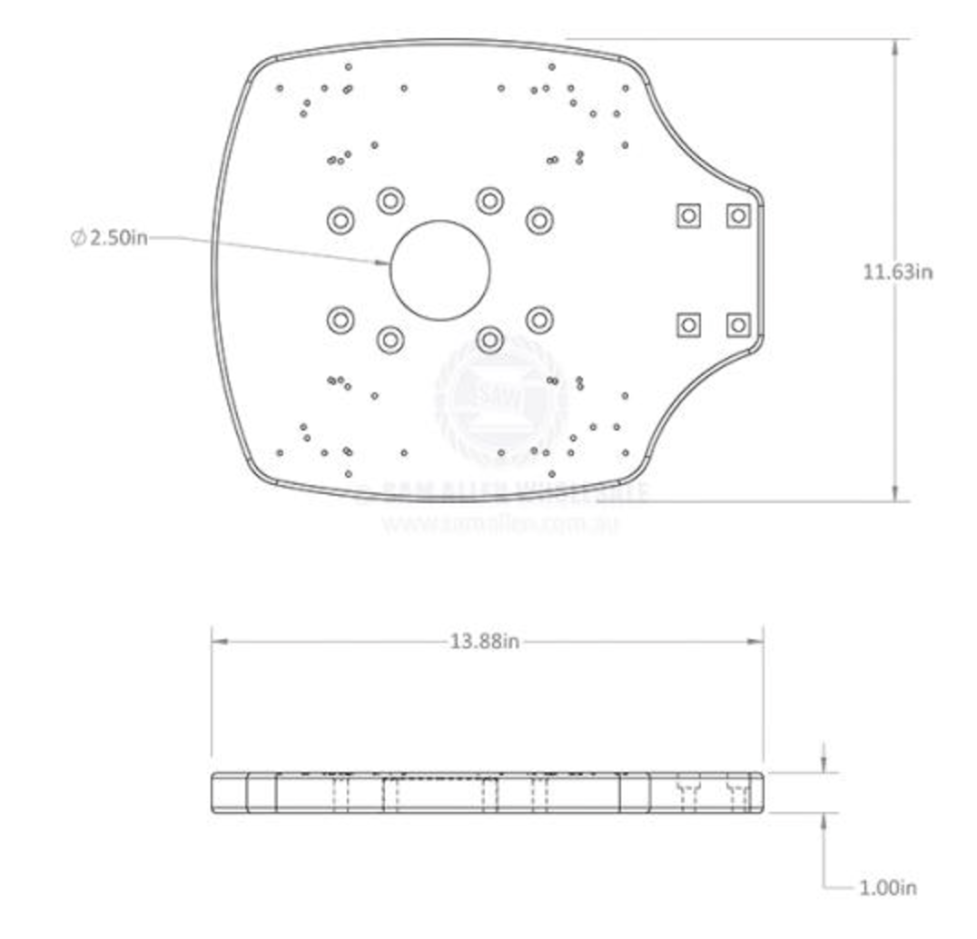 SEAVIEW MODULAR PLATE TO FIT STARLINK FLA... | Bosuns Locker