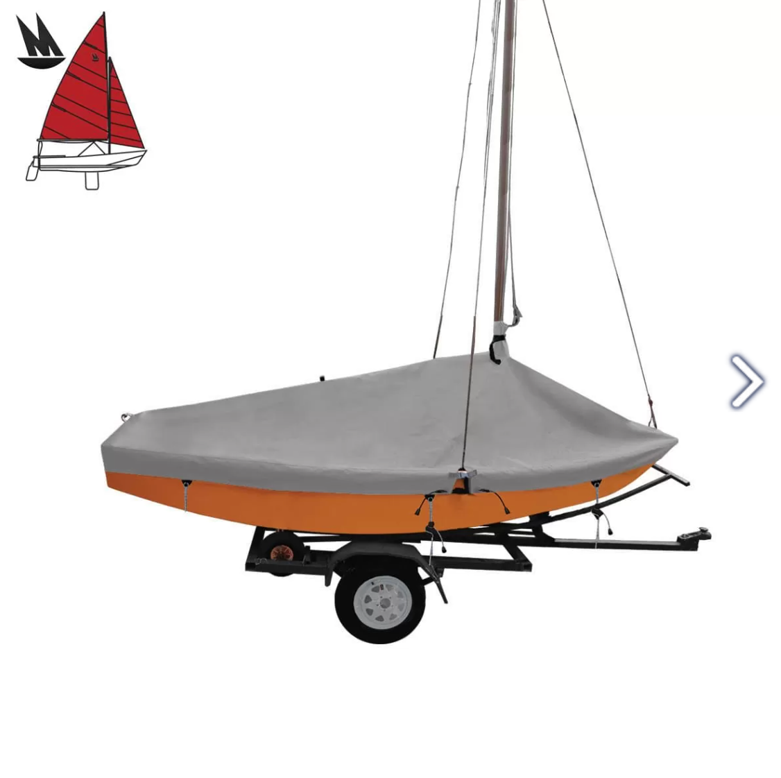 OCEANSOUTH MIRROR SAILING DINGHY DECK COV... | Bosuns Locker
