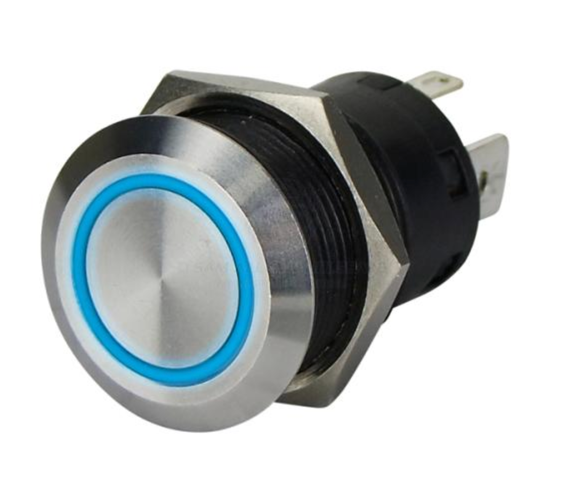 RELAXN 20A PUSH BUTTON SWITCHES - STAINLE... | Bosuns Locker