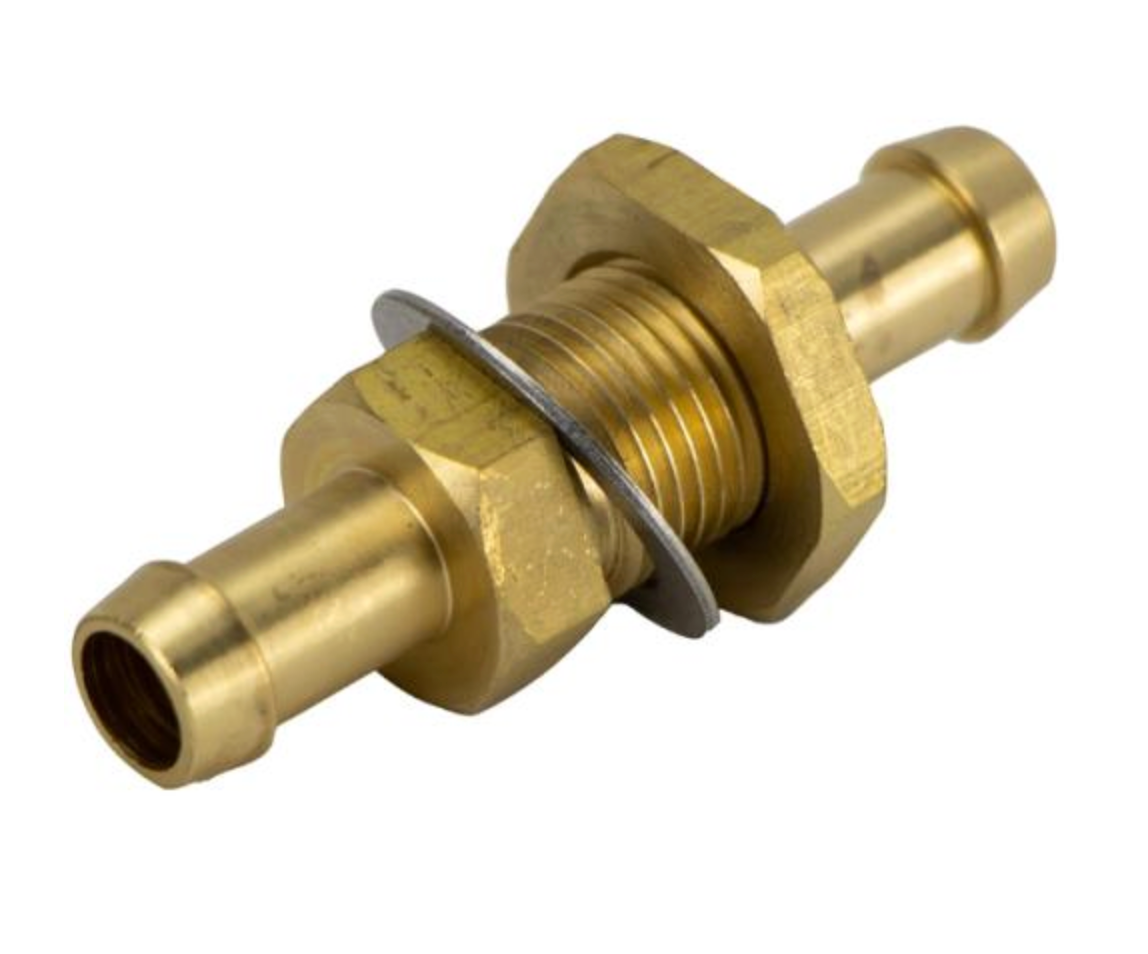 RELAXN HOSE JOINER - BRASS THROUGH BULKHEAD | Bosuns Locker