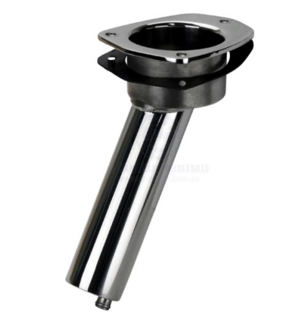 Relaxn rod & cup holder G316 SS 30° flush... | Bosuns Locker