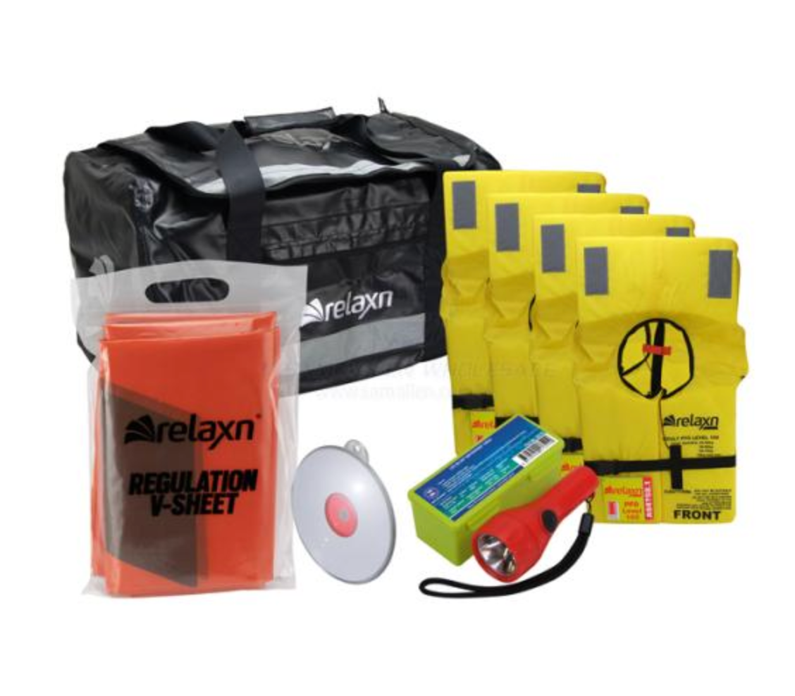RELAXN SAFETY GEAR KIT - 6M+ BOAT @ $219.95