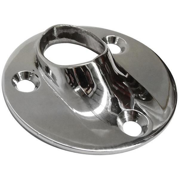 Stainless Steel Round Base 60 Degree Angle | Bosuns Locker
